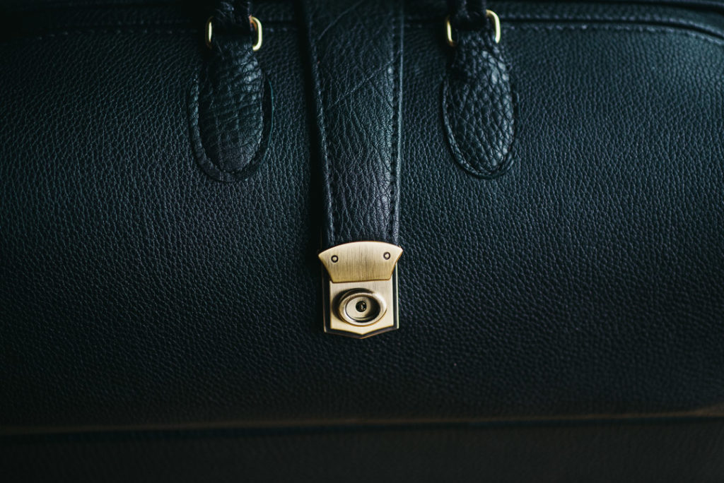 Leather M.D. Bag with Compartments | Professional Case Inc.